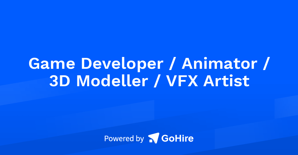 Game Developer / Animator / 3D Modeller / VFX Artist at Roblox Super ...