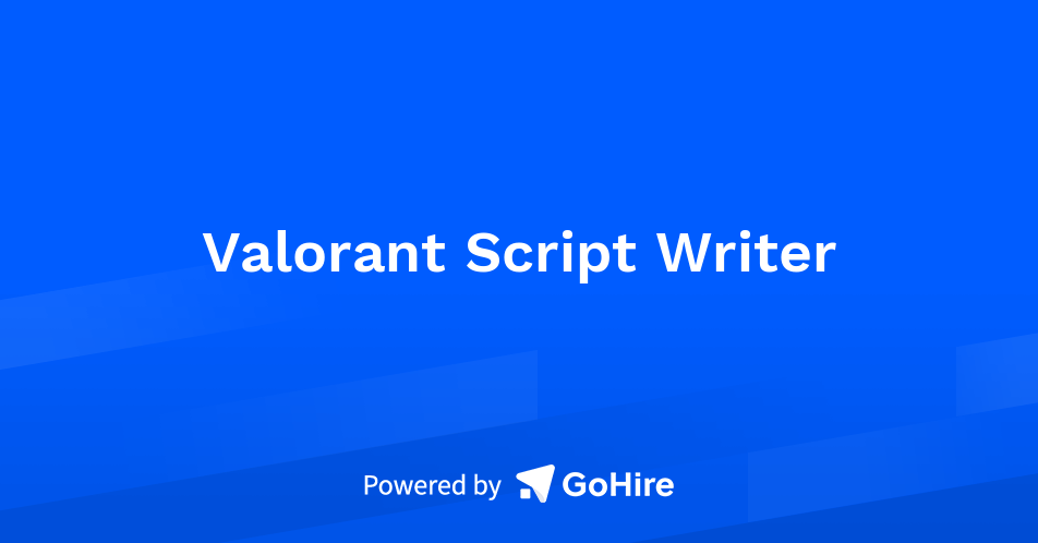 Valorant Script Writer at ProGuides | Jobs at ProGuides