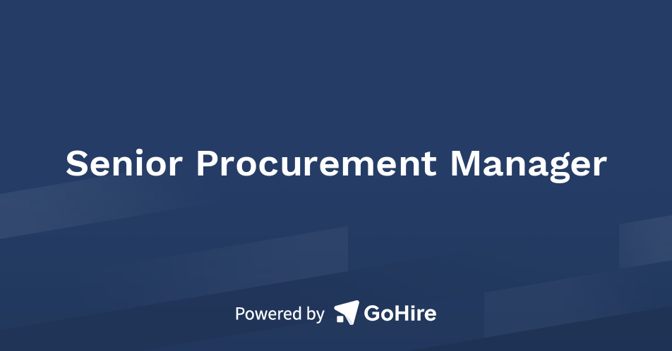 Senior Procurement Manager at Wizejob HR Consultancy | Jobs at Wizejob ...