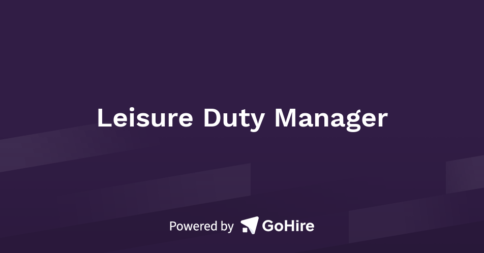 Leisure Duty Manager at Enable | Jobs at Enable