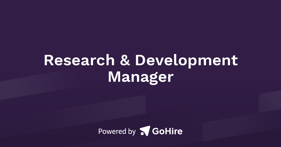 Research & Development Manager at Enable | Jobs at Enable
