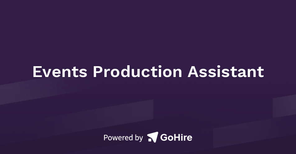 Events Production Assistant at Enable | Jobs at Enable