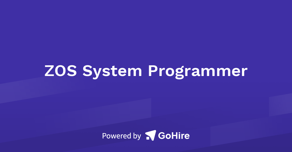 ZOS System Programmer at N Consulting Ltd | Jobs at N Consulting Ltd