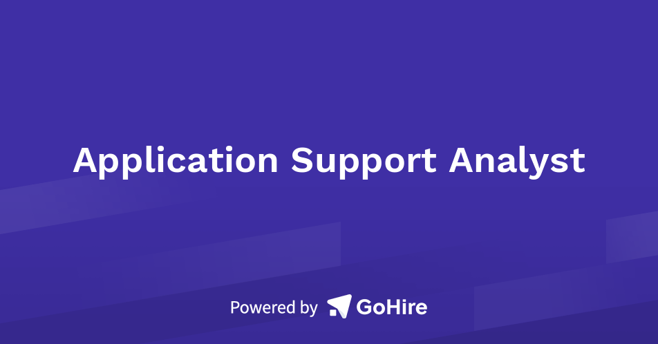 Application Support Analyst at N Consulting Ltd | Jobs at N Consulting Ltd