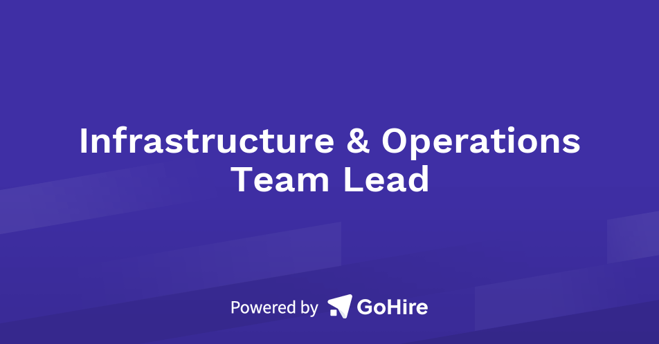 Infrastructure & Operations Team Lead at N Consulting Ltd | Jobs at N ...