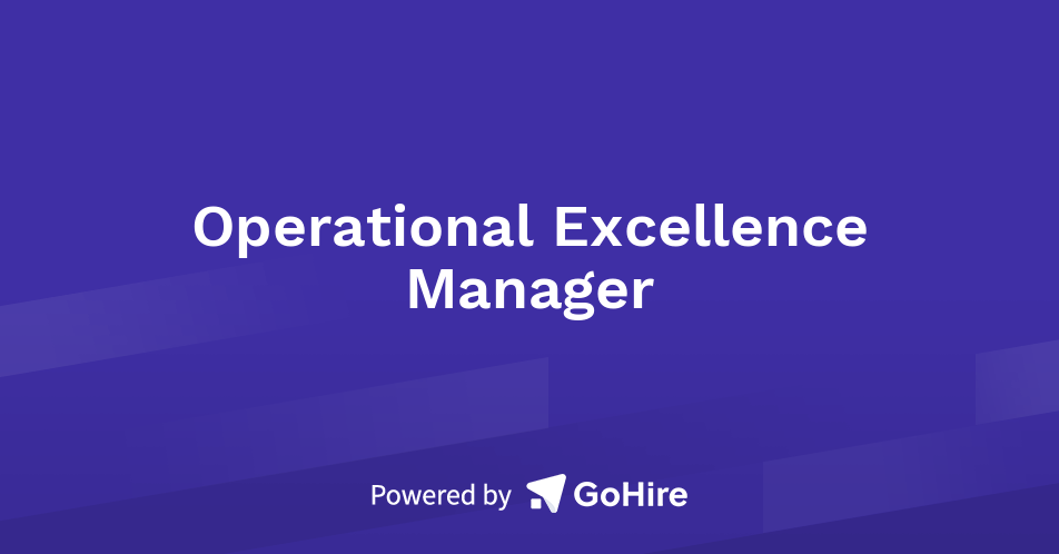 Operational Excellence Manager at N Consulting Ltd | Jobs at N ...