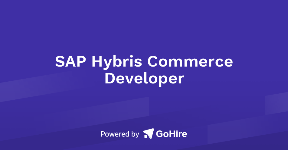SAP Hybris Commerce Developer at N Consulting Ltd | Jobs at N ...