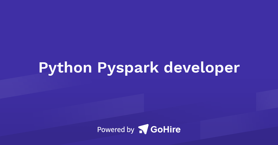 Python Pyspark developer at N Consulting Ltd | Jobs at N Consulting Ltd