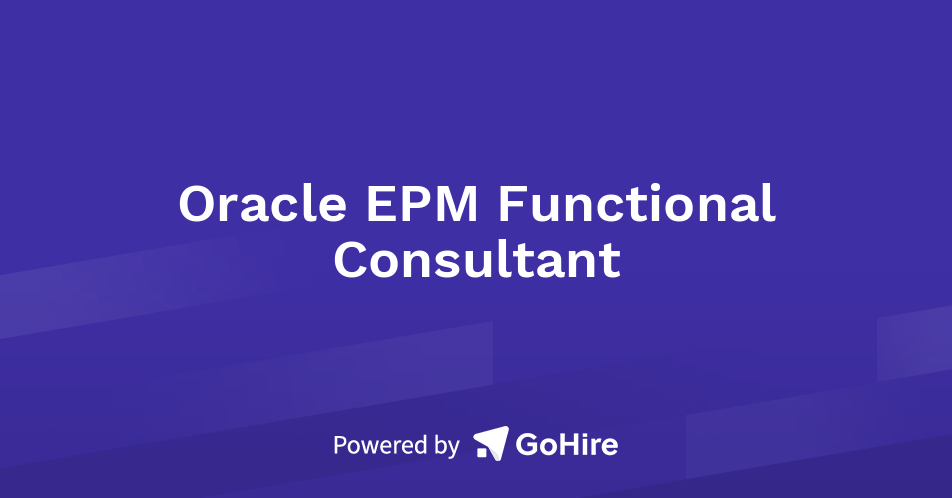 Oracle EPM Functional Consultant at N Consulting Ltd | Jobs at N ...