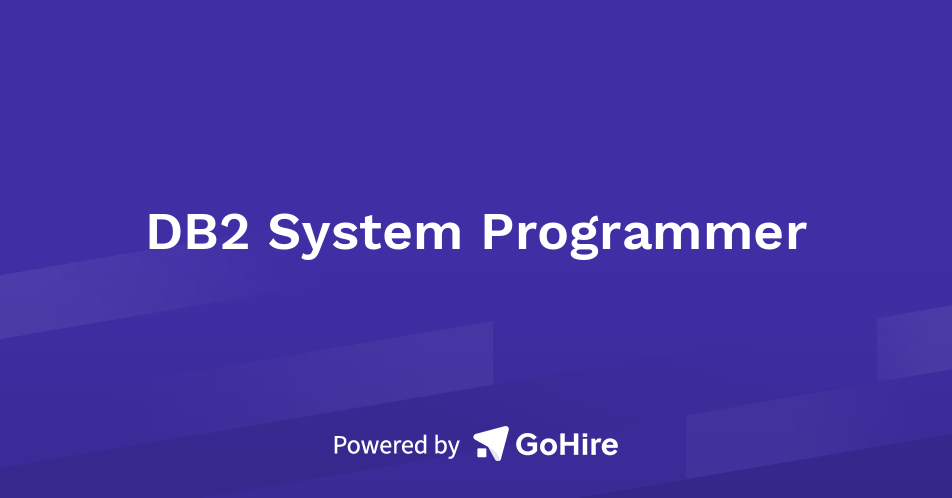 DB2 System Programmer at N Consulting Ltd | Jobs at N Consulting Ltd