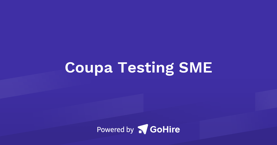 Coupa Testing SME at N Consulting Ltd | Jobs at N Consulting Ltd