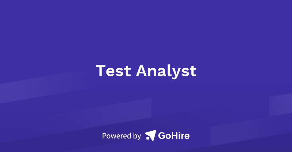 Test Analyst at N Consulting Ltd | Jobs at N Consulting Ltd