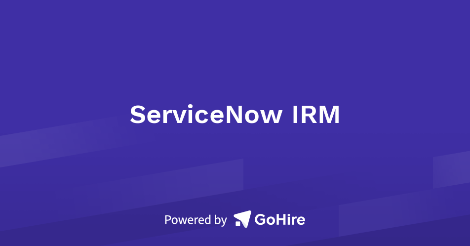 ServiceNow IRM at N Consulting Ltd | Jobs at N Consulting Ltd