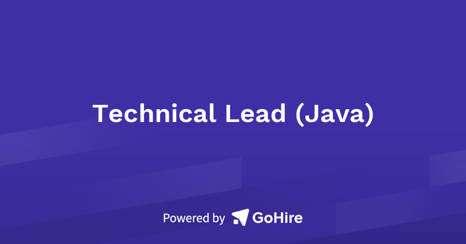 Technical Lead (Java) at N Consulting Ltd | Jobs at N Consulting Ltd