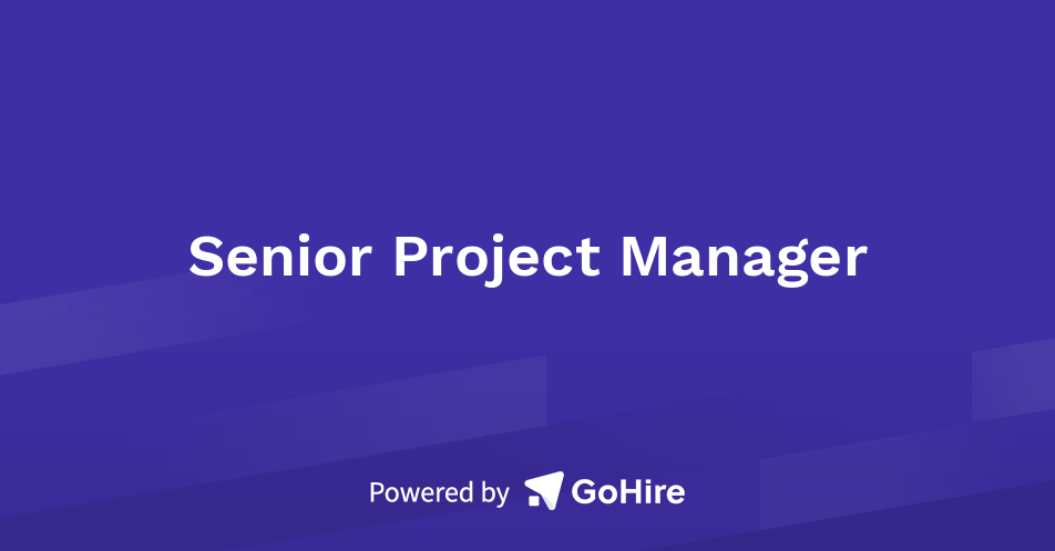 Senior Project Manager at N Consulting Ltd | Jobs at N Consulting Ltd