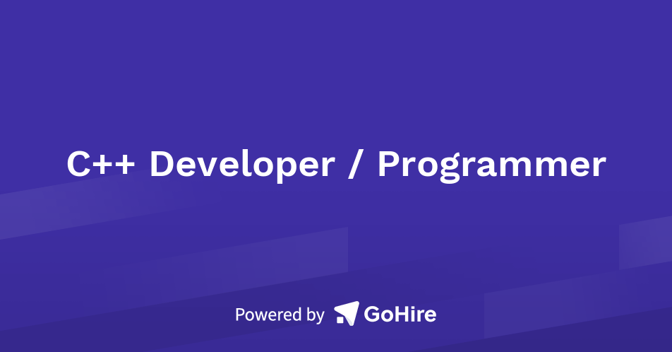C++ Developer / Programmer at N Consulting Ltd | Jobs at N Consulting Ltd