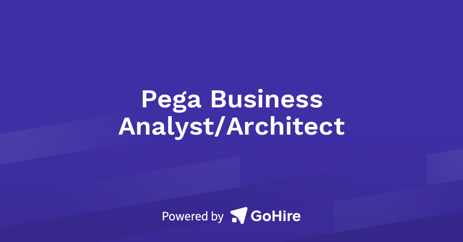 Pega Business Analyst/Architect at N Consulting Ltd | Jobs at N ...