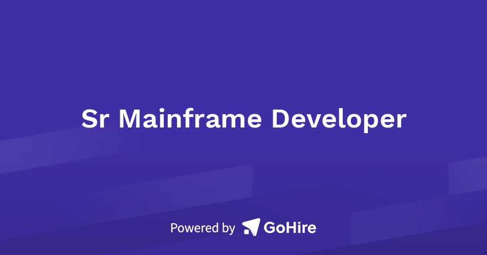 Sr Mainframe Developer at N Consulting Ltd | Jobs at N Consulting Ltd