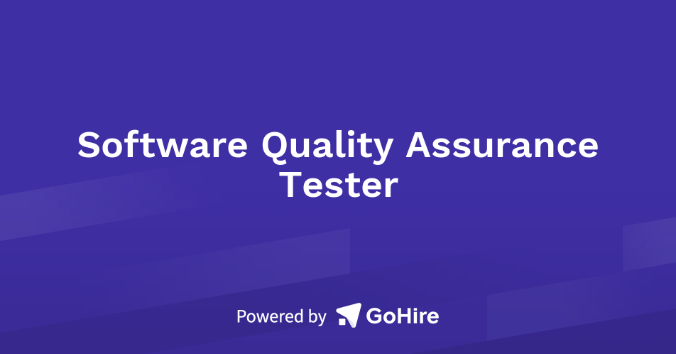 Software Quality Assurance Tester at N Consulting Ltd | Jobs at N ...