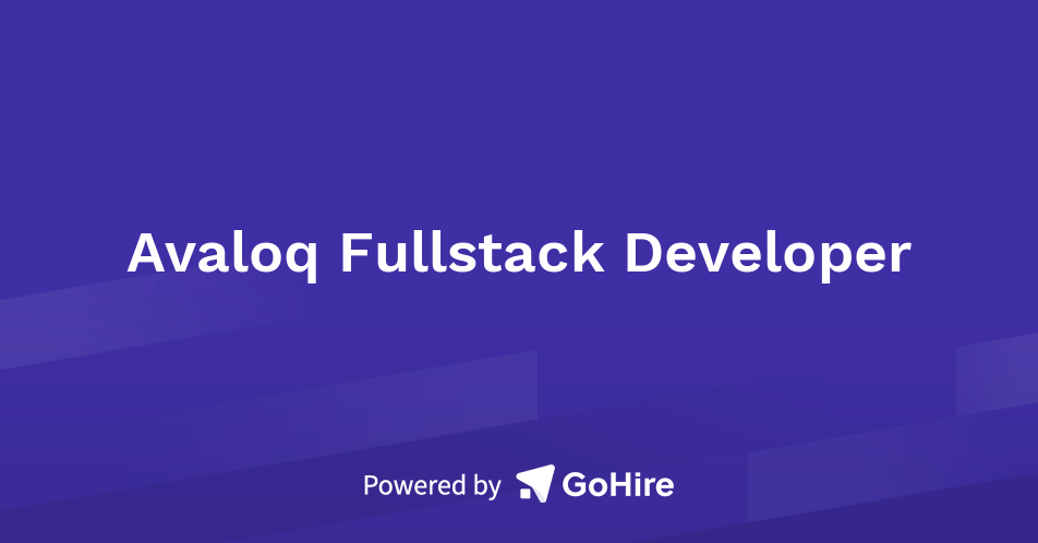 Avaloq Fullstack Developer at N Consulting Ltd | Jobs at N Consulting Ltd