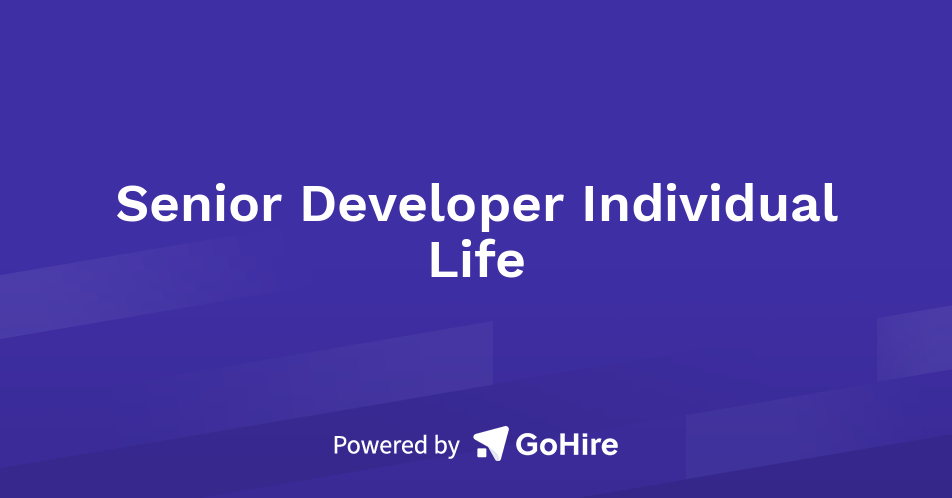 Senior Developer Individual Life at N Consulting Ltd | Jobs at N ...