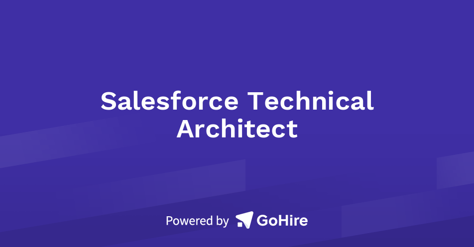 Salesforce Technical Architect At N Consulting Ltd Jobs At N Consulting Ltd