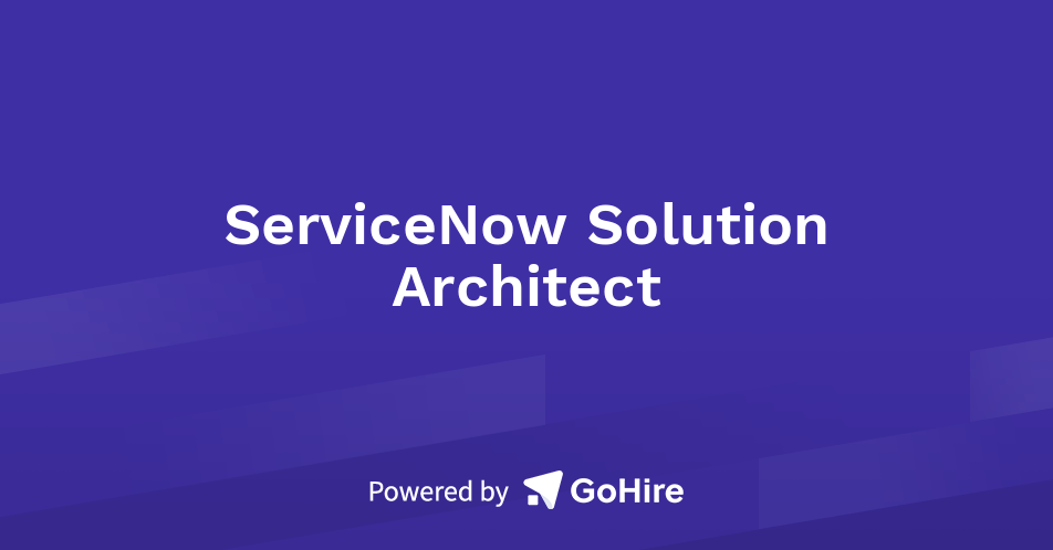 ServiceNow Solution Architect at N Consulting Ltd | Jobs at N ...