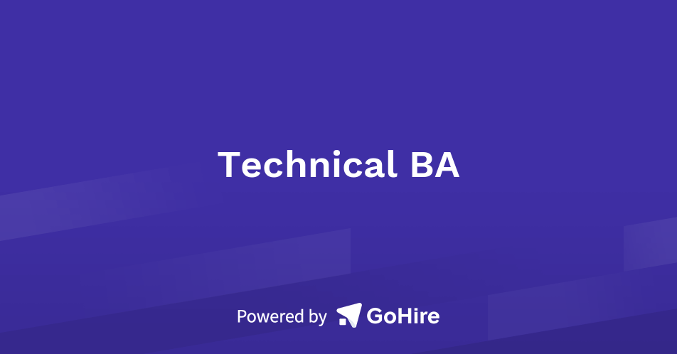 Technical BA at N Consulting Ltd | Jobs at N Consulting Ltd