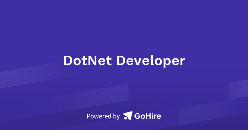 DotNet Developer at N Consulting Ltd | Jobs at N Consulting Ltd