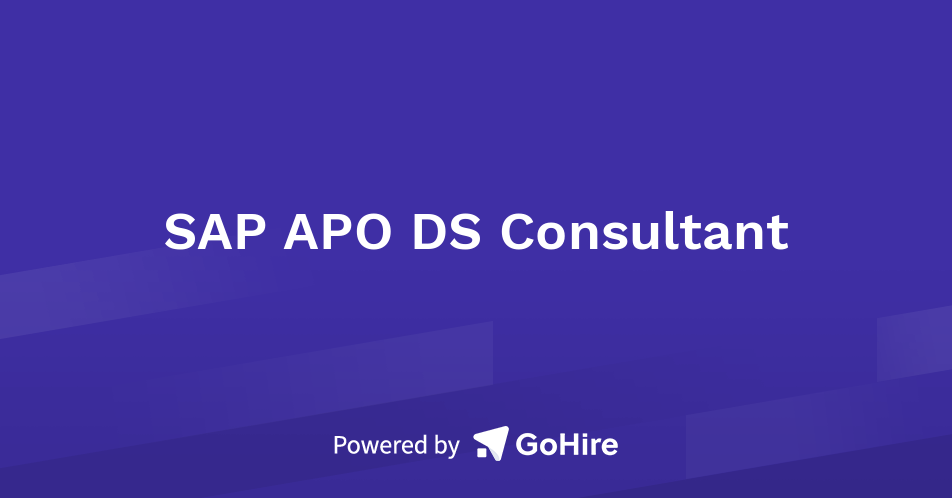 SAP APO DS Consultant at N Consulting Ltd | Jobs at N Consulting Ltd