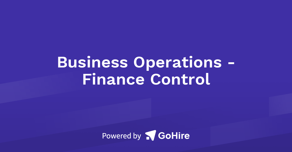 Business Operations - Finance Control at N Consulting Ltd | Jobs at N ...