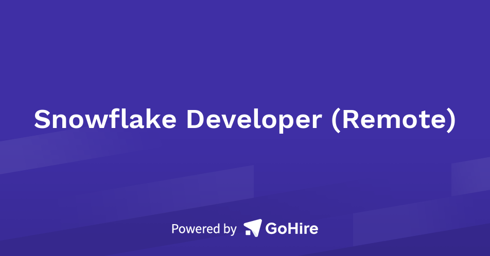 Snowflake Developer (Remote) at N Consulting Ltd | Jobs at N Consulting Ltd