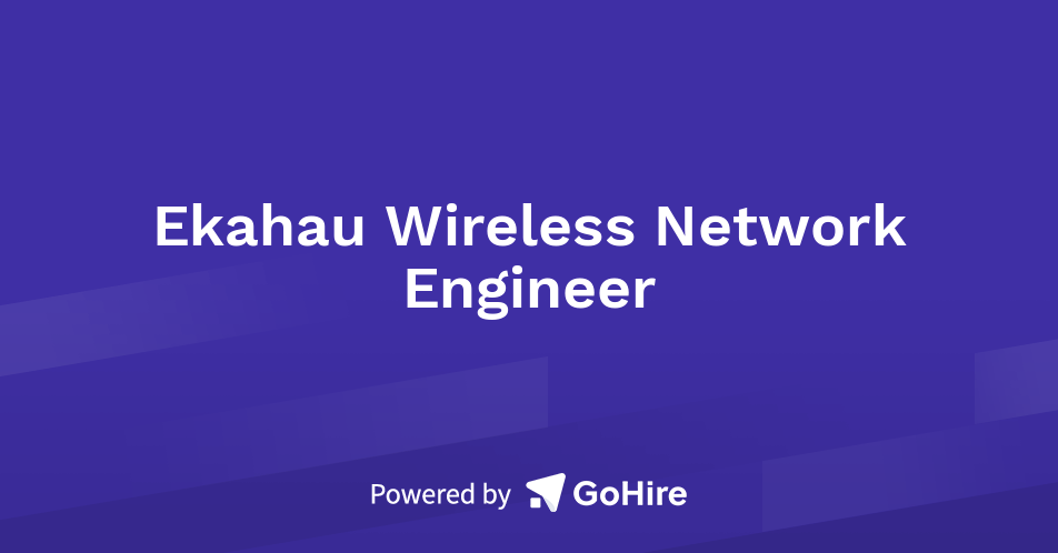 Ekahau Wireless Network Engineer at N Consulting Ltd | Jobs at N ...