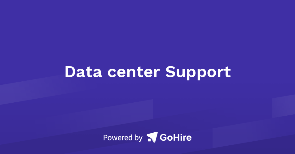 Data center Support at N Consulting Ltd | Jobs at N Consulting Ltd