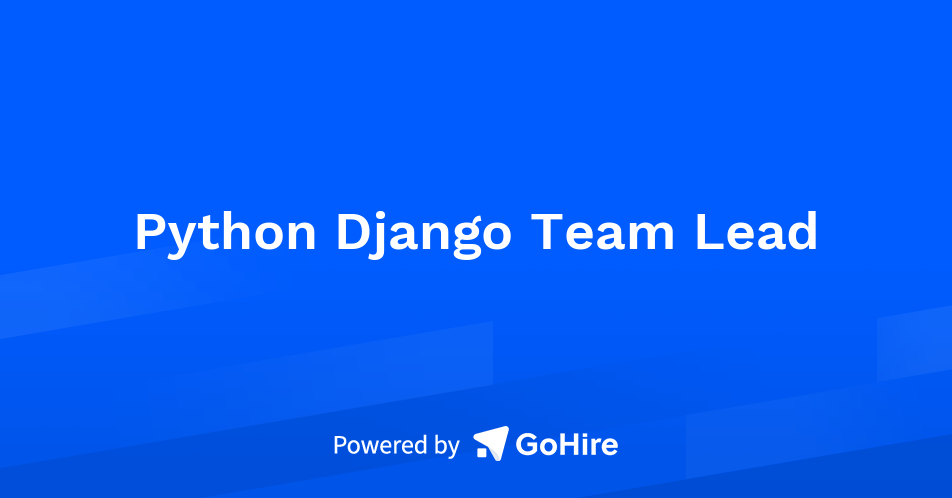 Python Django Team Lead at element8 | Jobs at element8
