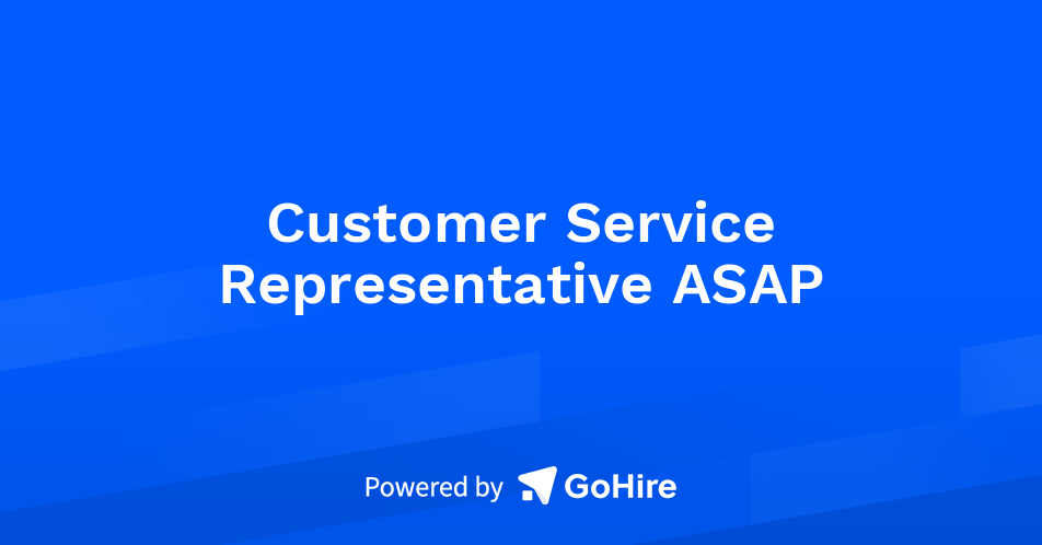 Customer Service Representative ASAP at Sales and Marketing Partners ...