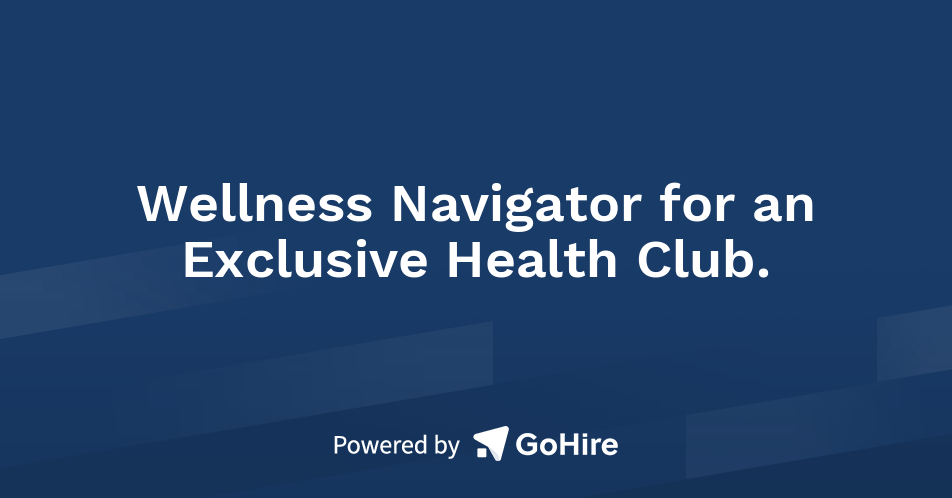 Wellness Navigator for an Exclusive Health Club. at Fitometry Health ...
