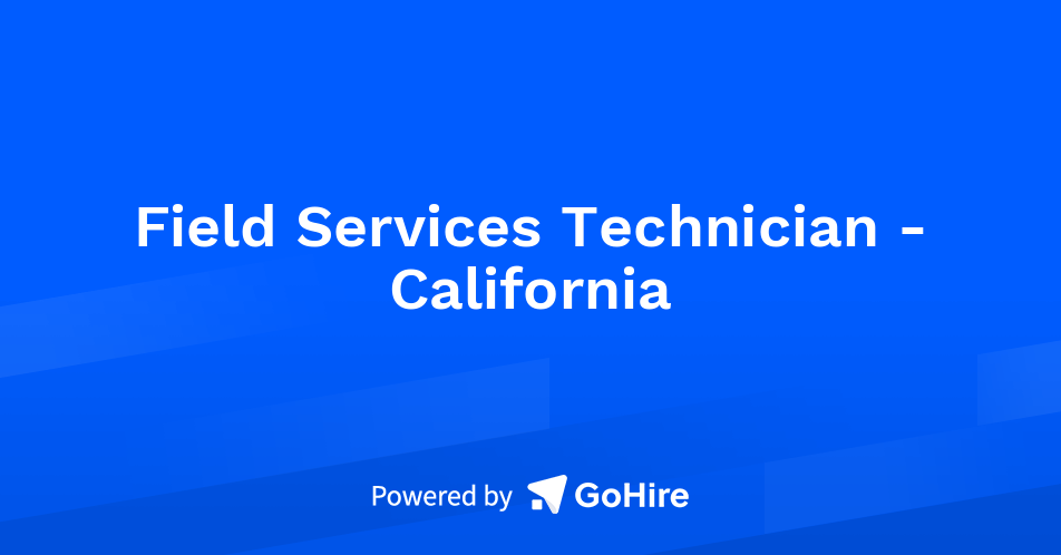 Field Services Technician - California at Flowbird USA | Jobs at ...