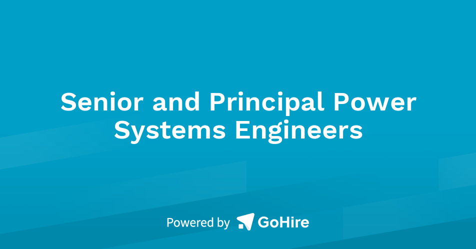 Senior and Principal Power Systems Engineers at ITPEnergised | Jobs at ...
